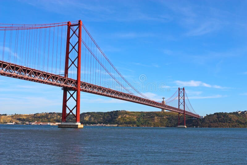 Large bridge over river stock photo. Image of transportation - 11296774