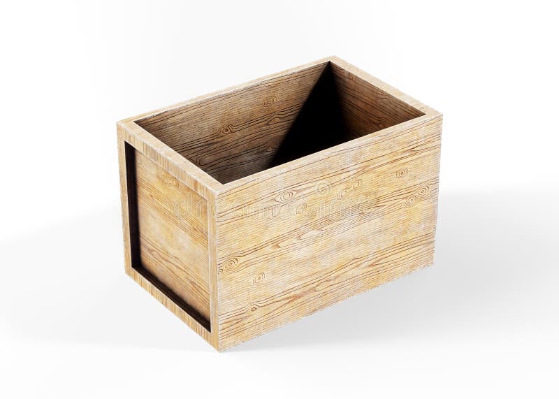 Large Brown Cardboard Textured Box Packaging Mockup for Smart Tv Set ...