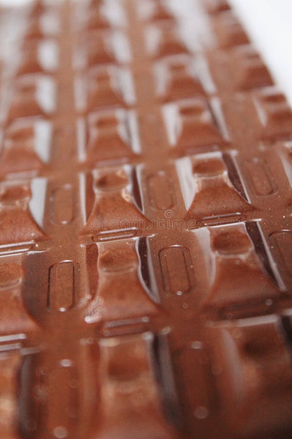 Large Brown Chocolate Bars of Rectangular Shape Close-up As a ...
