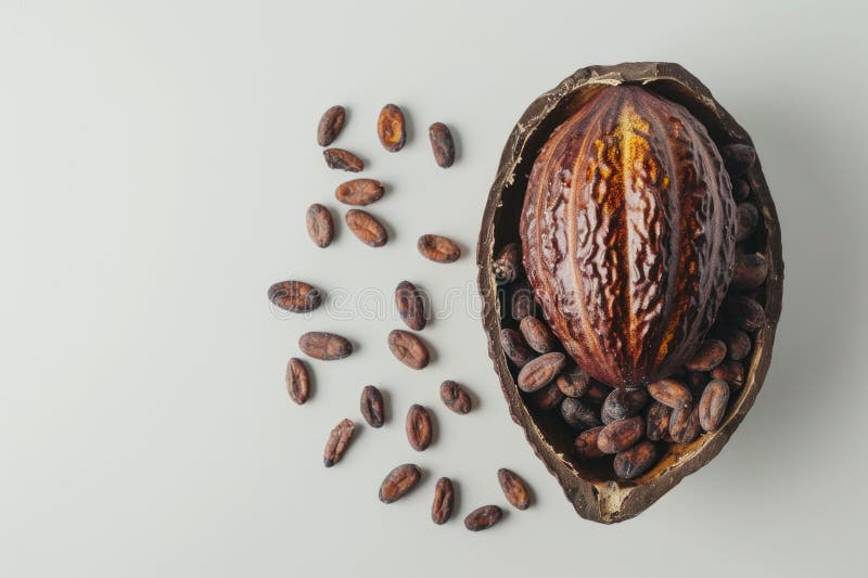 A Large Brown Fruit with a Brown Stem Stock Image - Image of ripe ...