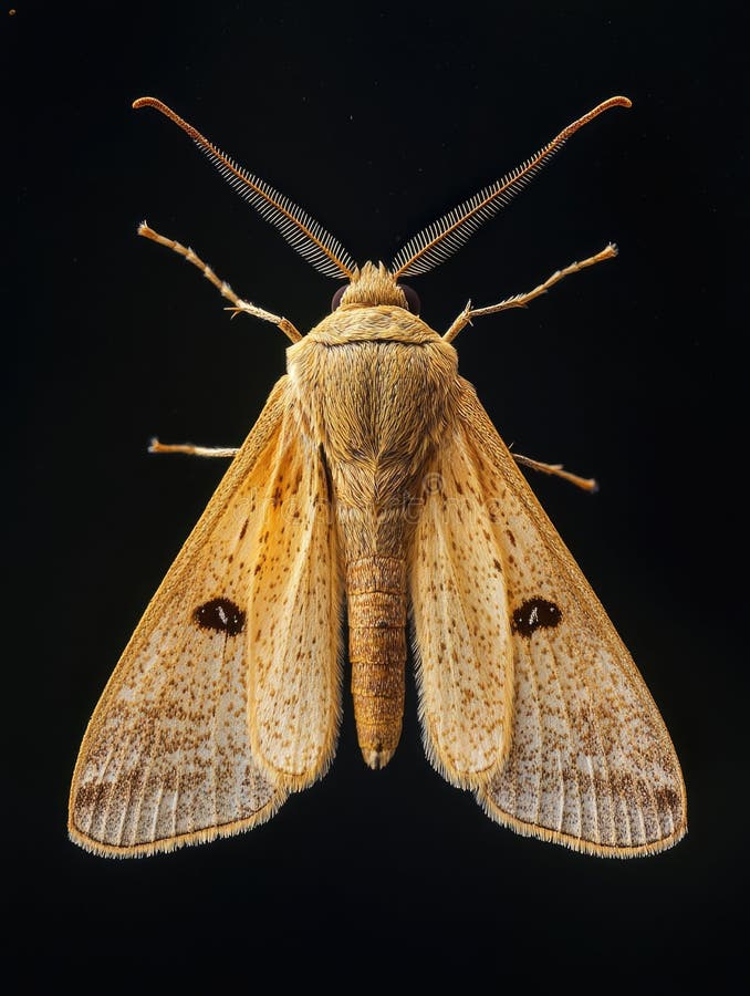 Large brown moth stock image. Image of nature, nocturnal - 362853155