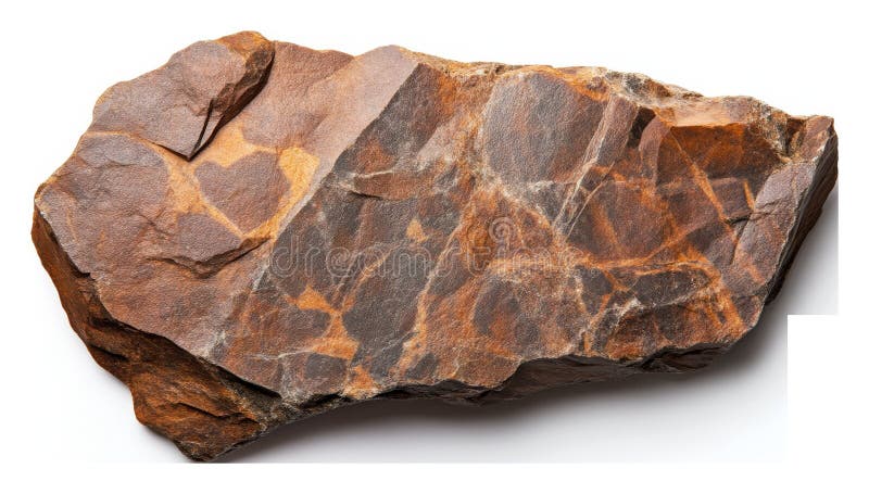 Large Brown Rock with Textured Surface, Geological Sample. Natural ...