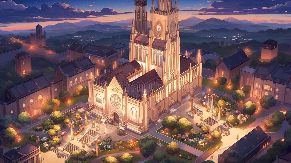 A Large Building with a Clock Tower on Top of it. Generative AI Image ...