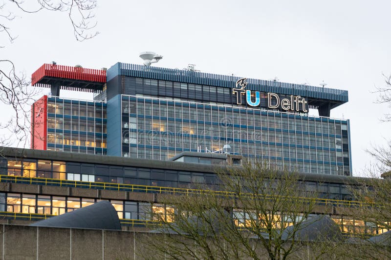 Large Building at the Technical University of Delft, Netherlands ...