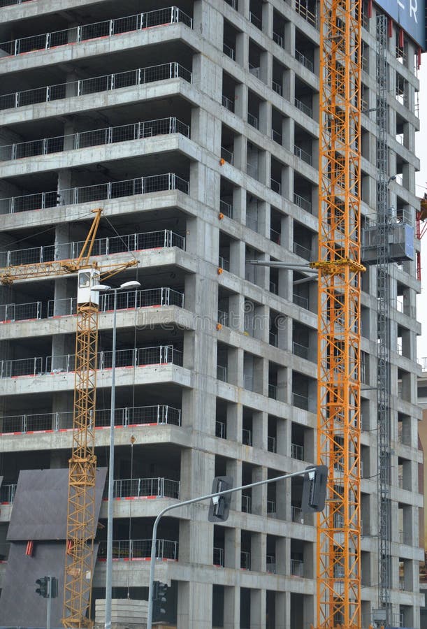 Construction In The City Work Is Ongoing Editorial Photo - Image of ...