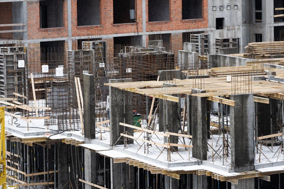 A Large Building Under Construction. High Quality Photo Stock Image ...