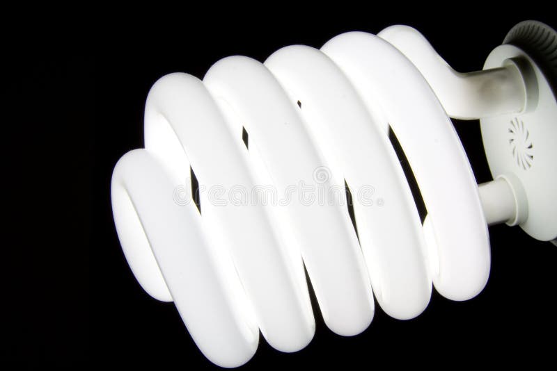 Large Bulb Emitting White Light Stock Image - Image of lightbulb, lamp ...
