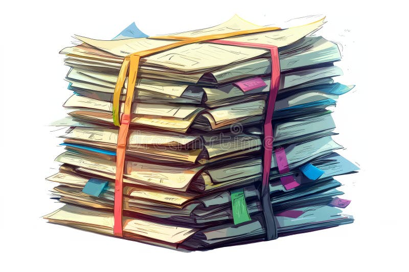 Large Bulky Stack Stock Illustrations – 7 Large Bulky Stack Stock ...