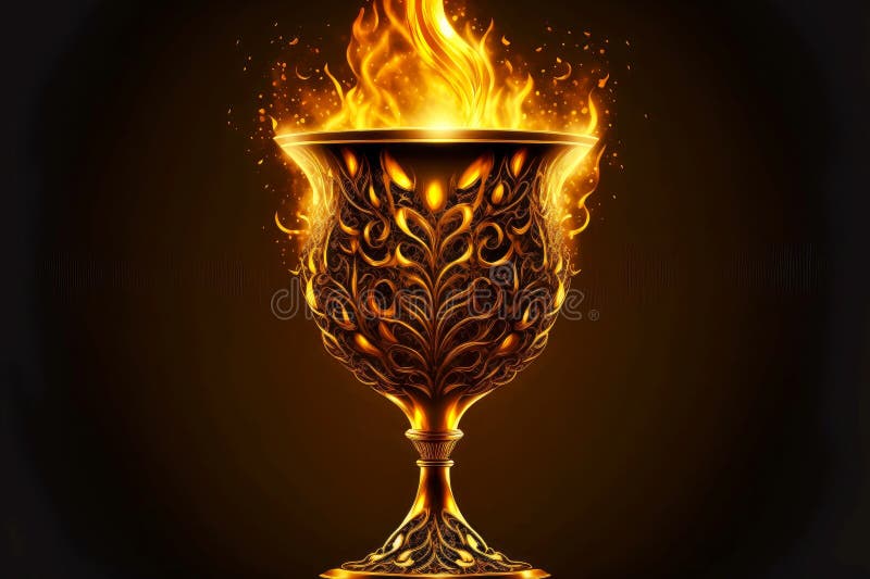 Burning Goblet Stock Illustrations – 908 Burning Goblet Stock ...