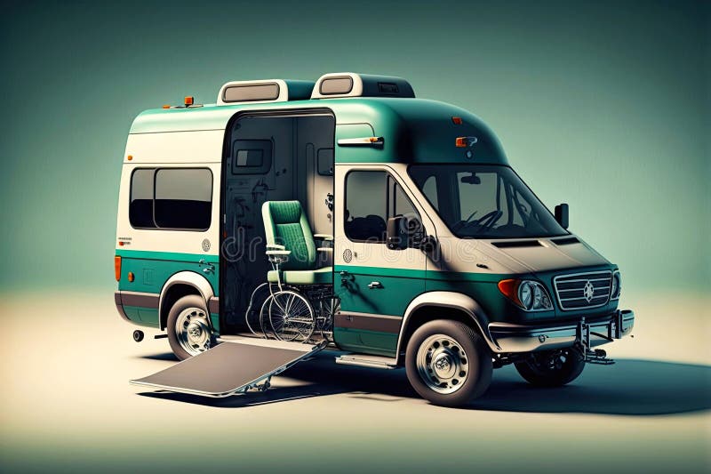 Large Bus for Transporting People with Disabilities Wheelchair Van ...