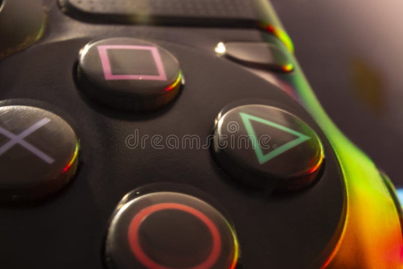 Large Buttons from Joystick Remote Control Stock Photo - Image of ...