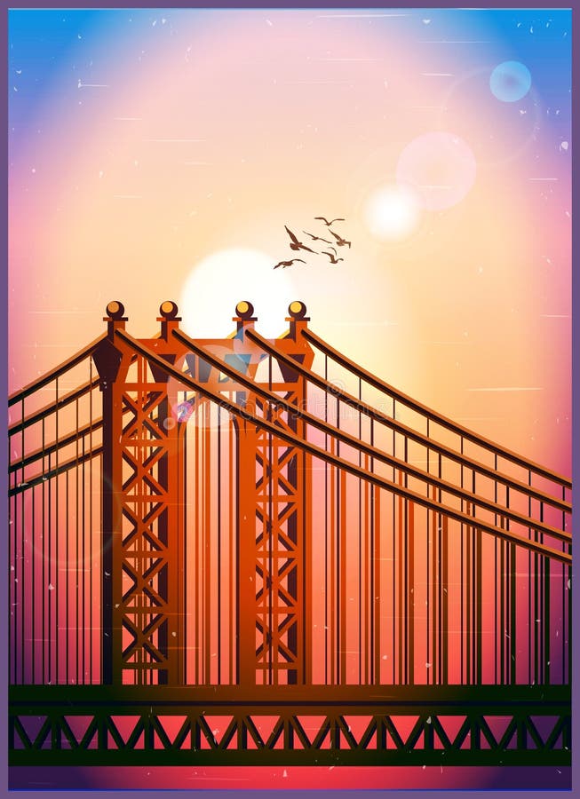 Cable Stayed Bridge Drawing Stock Illustrations – 45 Cable Stayed ...