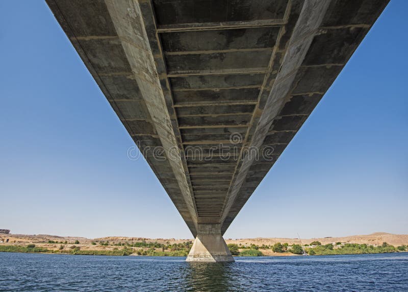 Large Cable Stayed Road Bridge Over Large River Stock Photo - Image of ...
