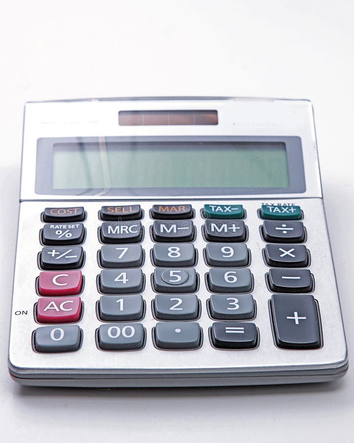 Large calculator. stock image. Image of balance, keypad - 21459689