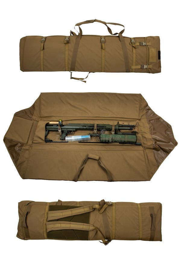 Large Caliber Sniper Rifle Folded with Soft Carrying and Storage Case ...