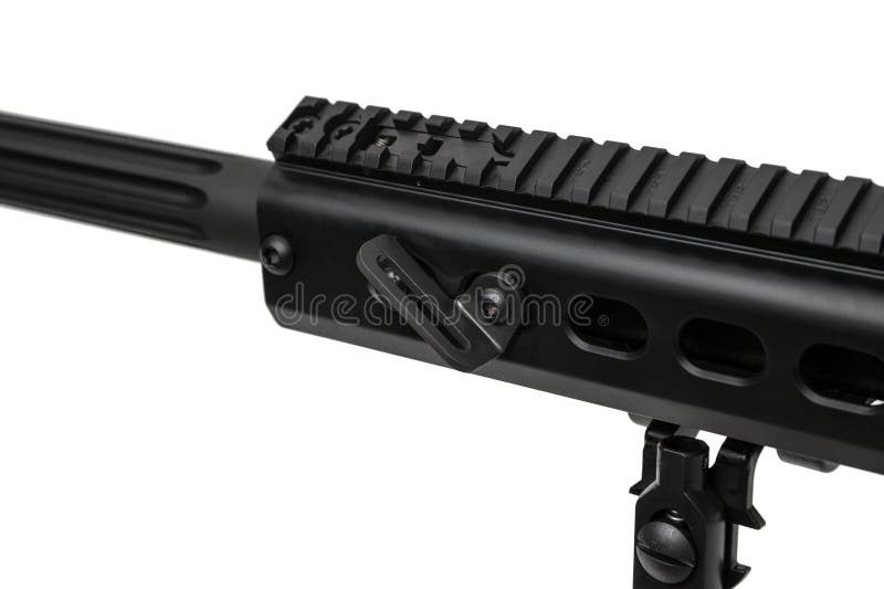 Large Caliber Sniper Rifle. Long Range Weapon Stock Image - Image of ...