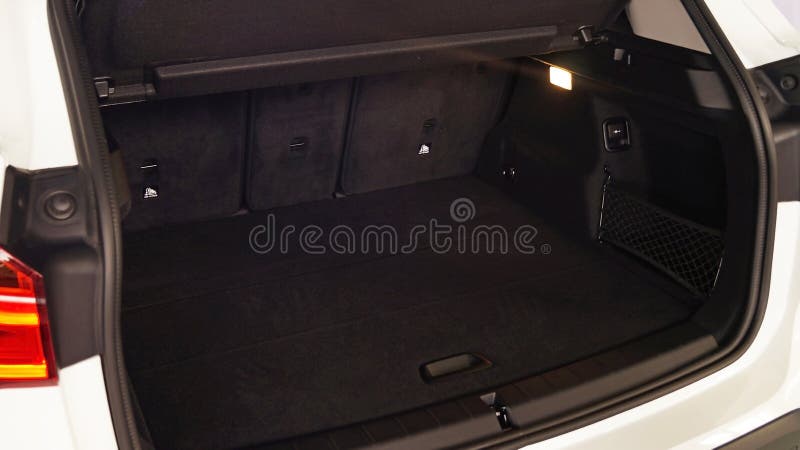 Large Capacious Trunk of a Modern Car Stock Image - Image of trunk ...