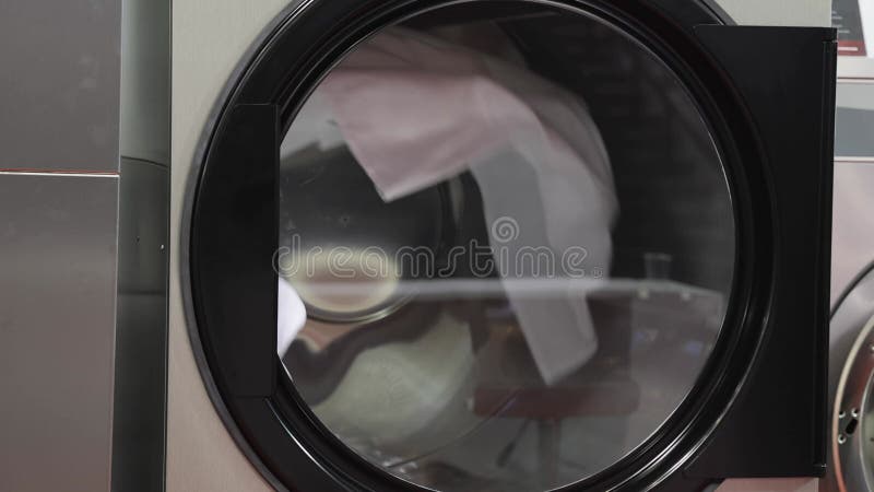 Tumble dryer rotating stock video. Video of rotating - 287661815