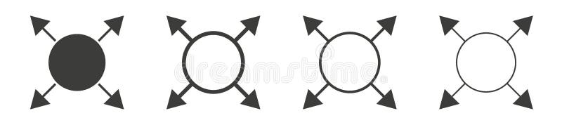 Large Capacity Icon Vector Set on White Background Stock Vector ...