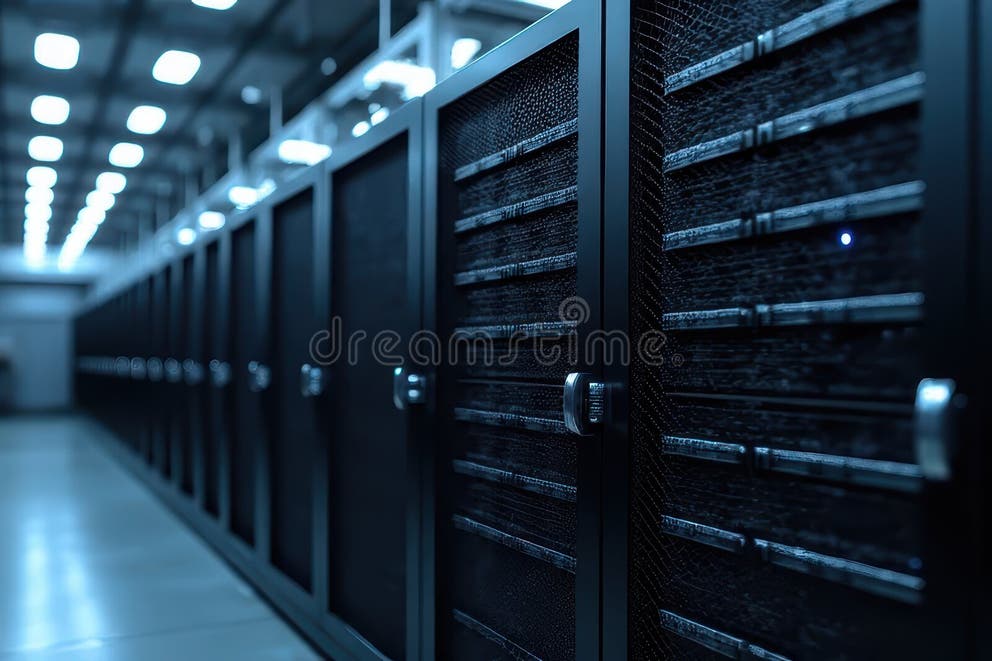 Large Capacity Industrial Storage System Configuration Stock Illustration - Illustration of ...