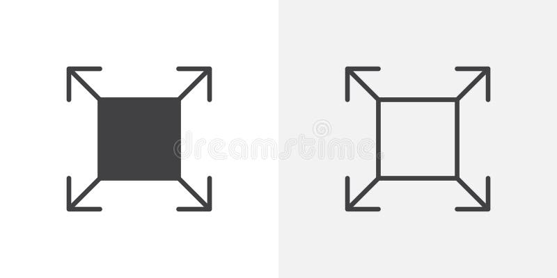 Large Capacity Line Icon Isolated on White Background Stock Vector ...