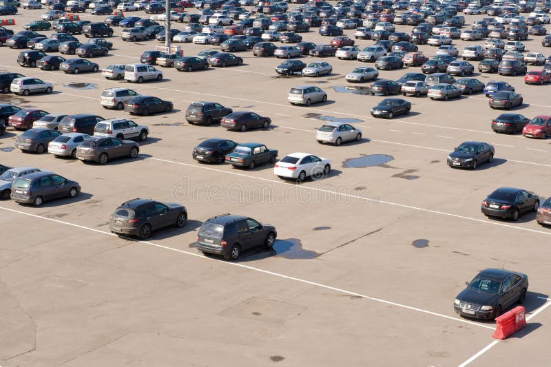 Large parking editorial photo. Image of concepts, sales - 29792486