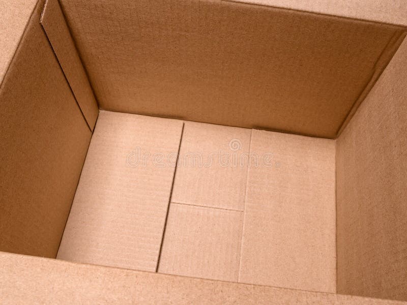 Large Cardboard Box Close Up Stock Image - Image of mail, object: 163966983
