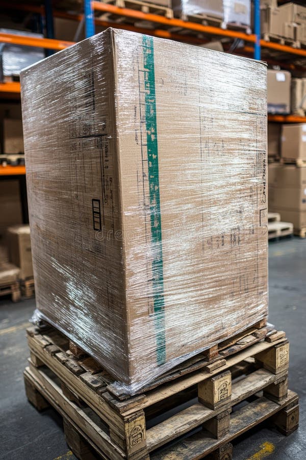 Large Cardboard Box Ready for Shipping. Preparation of Goods for ...