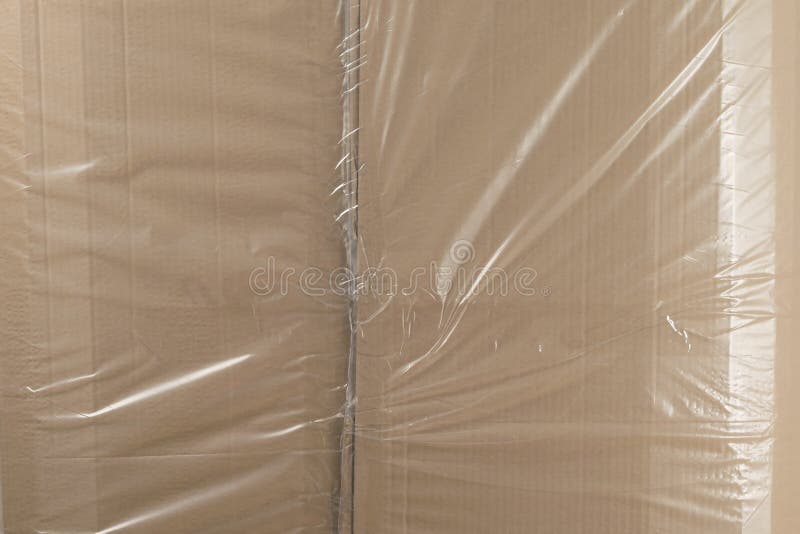 Large Cardboard Package, Close-up Stock Photo - Image of paper, craft ...