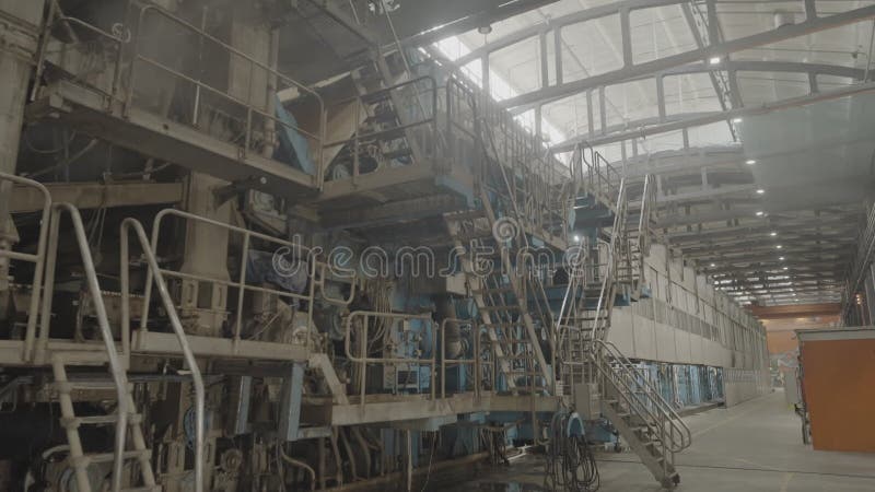 Large Cardboard Production Workshop with Steps and Structures Stock ...