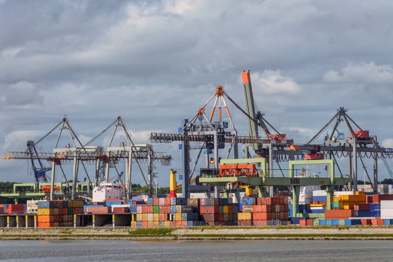 Large cargo dock stock image. Image of transport, cargo - 77972763