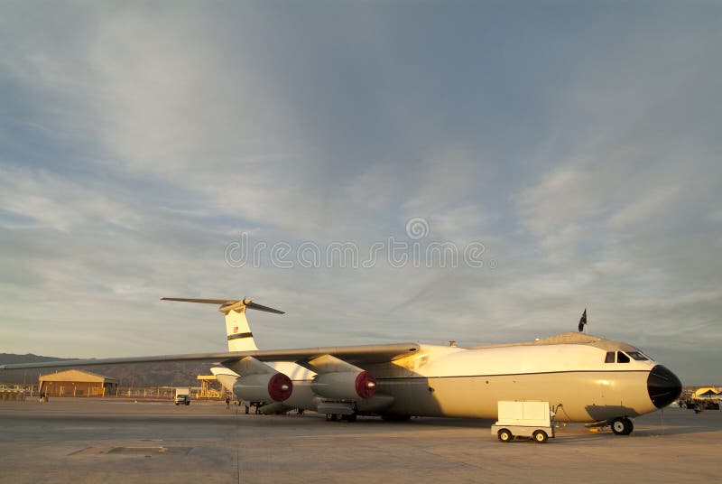 Large Cargo Jet stock photo. Image of loading, desert - 30471192
