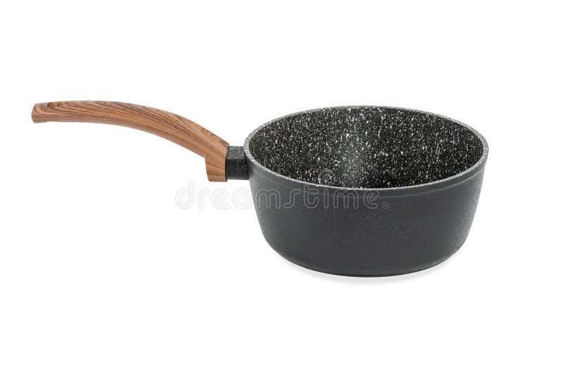 Large Cast Iron Pan with Handle Stock Photo - Image of large, single ...