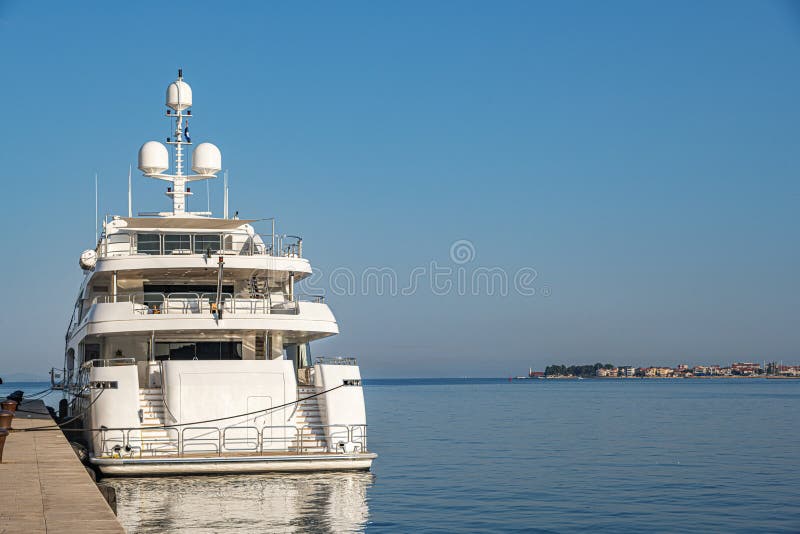 Large Catamaran at the Marina. Stock Photo - Image of nautical ...