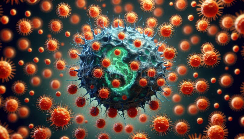 Smaller Spiky Virus Particles Stock Illustrations – 13 Smaller Spiky ...