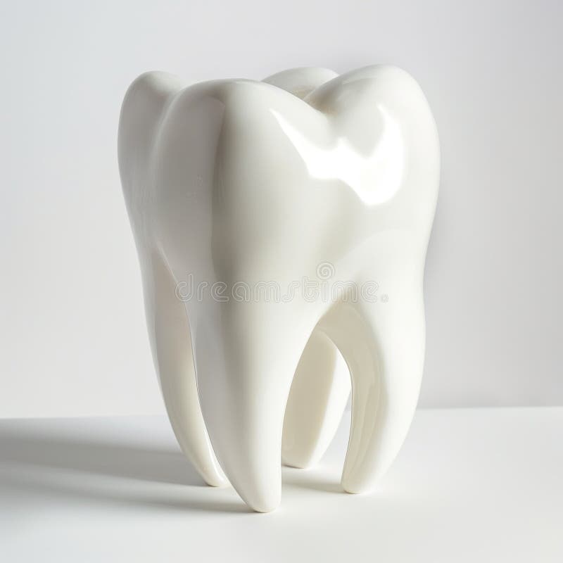 Large ceramic white tooth stock photo. Image of orthodontist - 307379614