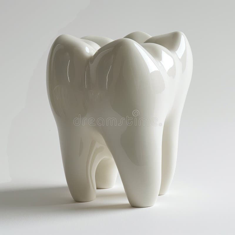 Large ceramic white tooth stock image. Image of tooth - 307381005