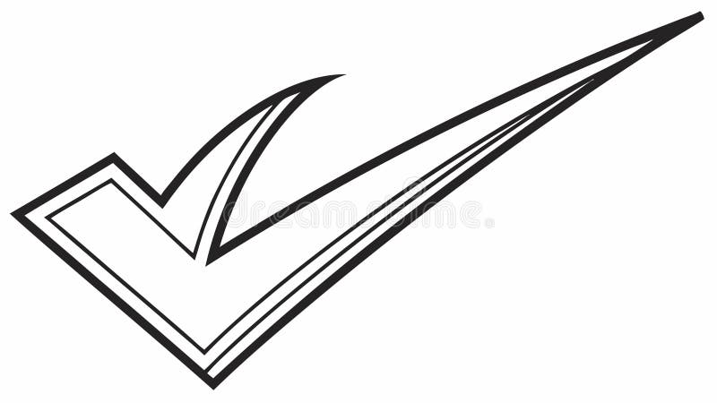 Large Checkmark Approval Symbol, Vector Design Generative AI Stock ...