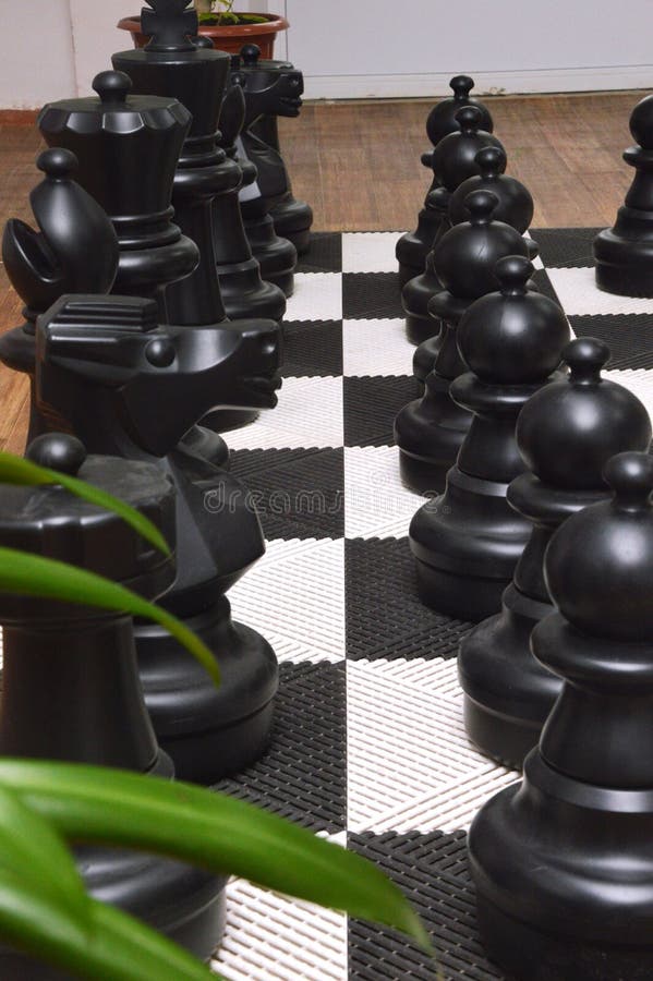 Large chess pieces stock image. Image of shape, objects - 267987155