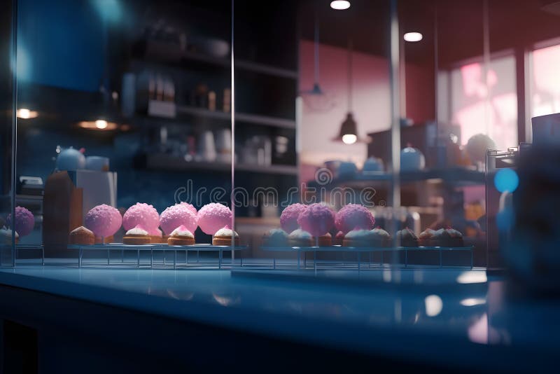 Large Choice of Sweets in a Candy Shop. Neural Network AI Generated ...