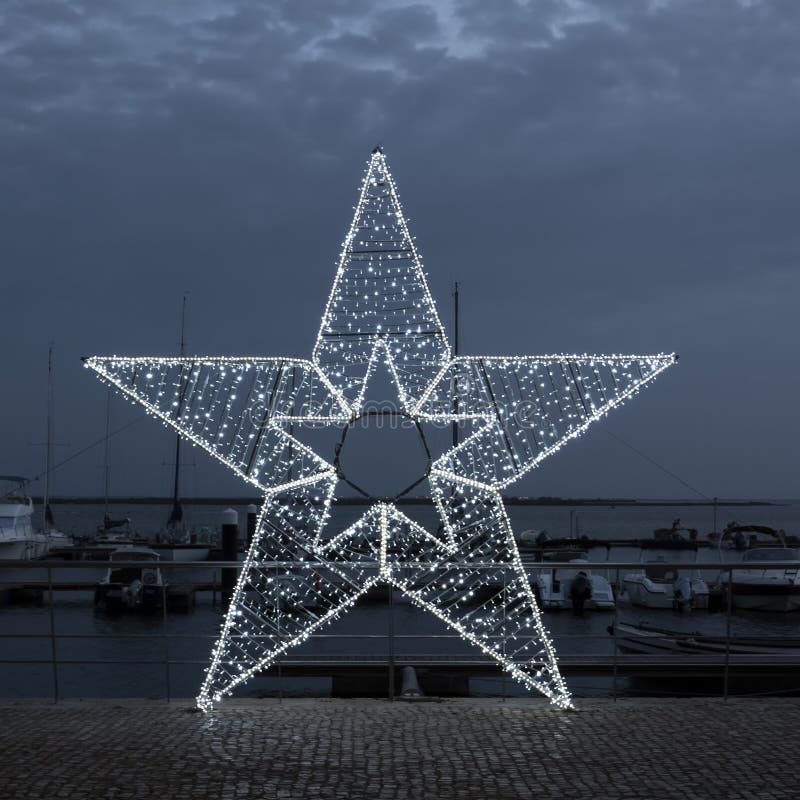 Large Christmas Decorative Star Stock Image - Image of decorative ...