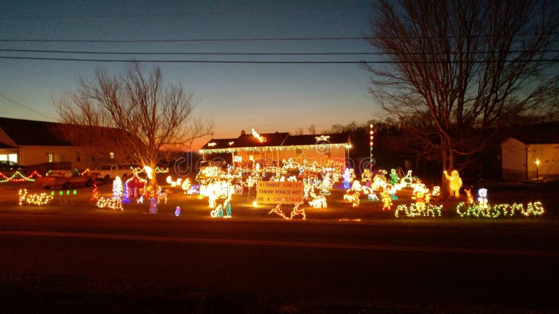 Large Christmas display stock image. Image of lots, large - 83254755
