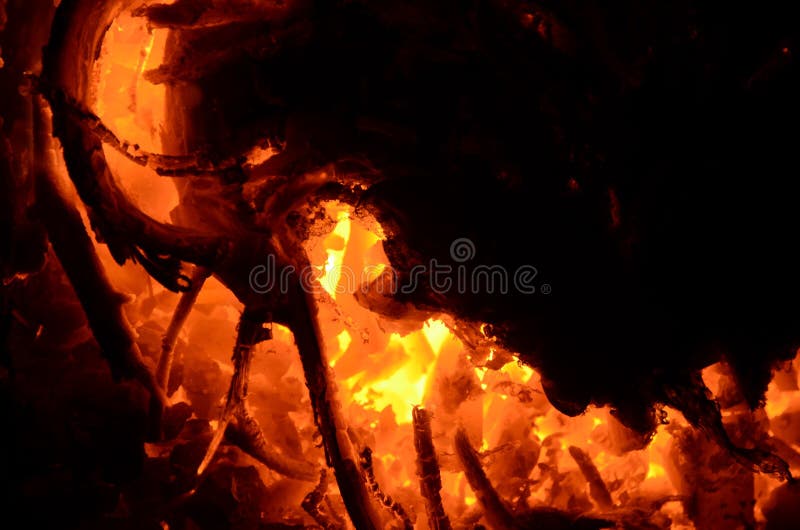 Background from a Half-hot Burning Mass. Stock Photo - Image of heat ...