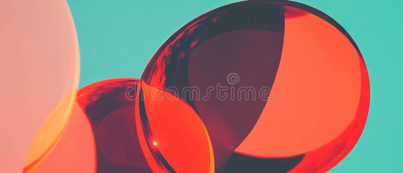 Modern Geometric Design Featuring Large Overlapping Circles on a ...