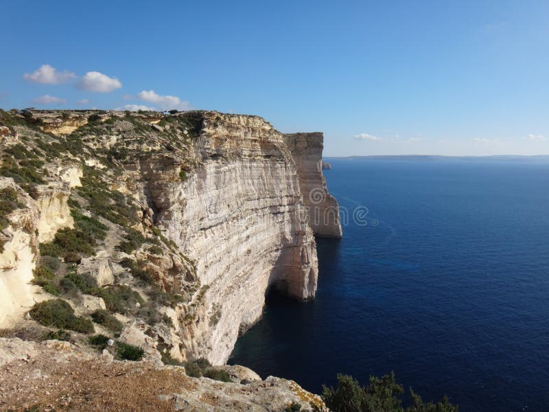 Large cliffs and sea stock photo. Image of hope, summer - 65431858
