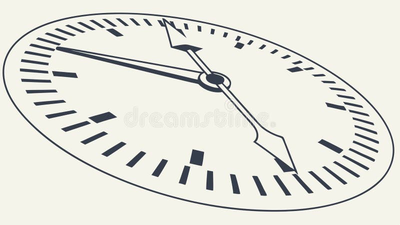 Large Clock Face, Time and Precision Concept, Vector Design Generative ...