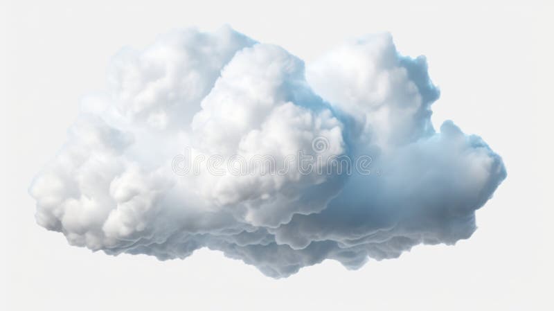 A Large Cloud Floating in the Sky. Suitable for Various Applications ...