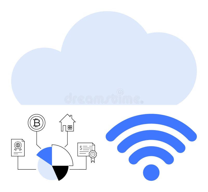 Connecting Pie Chart Stock Illustrations – 225 Connecting Pie Chart ...