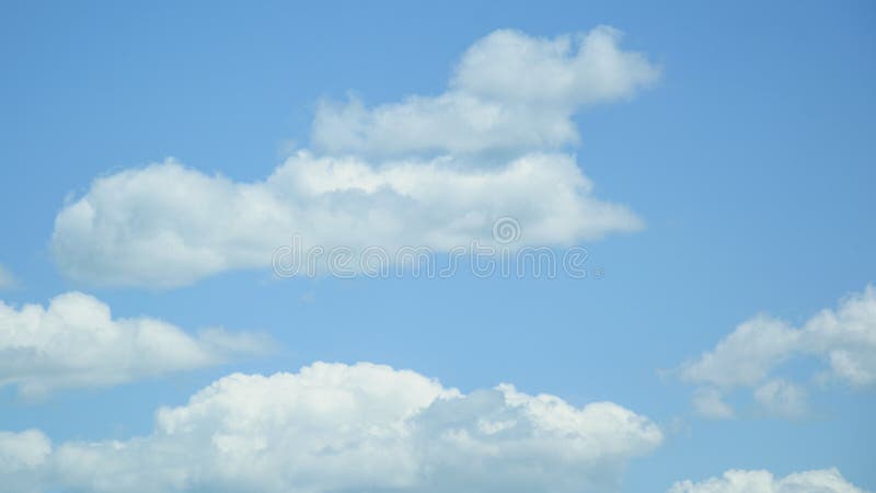 Blue Sky with Beautiful Clouds Stock Image - Image of season, blue ...