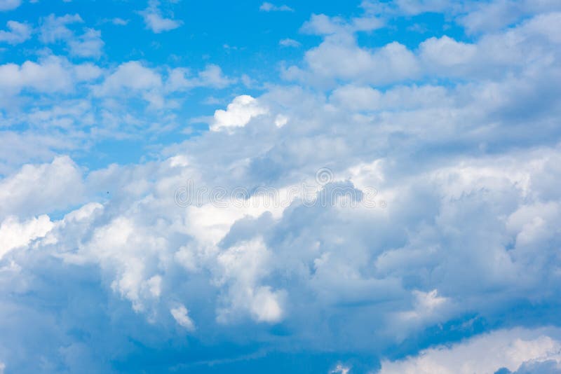 Large Clouds and Storm Clouds Close-up. Stock Photo - Image of ...